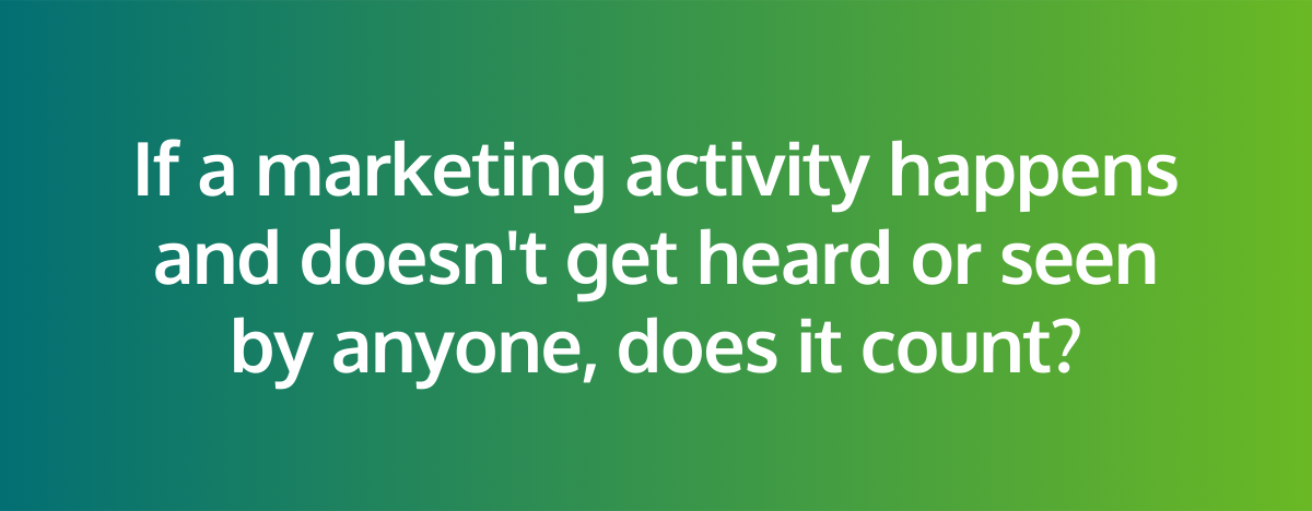 Making Time for Mission Critical Marketing Activities
