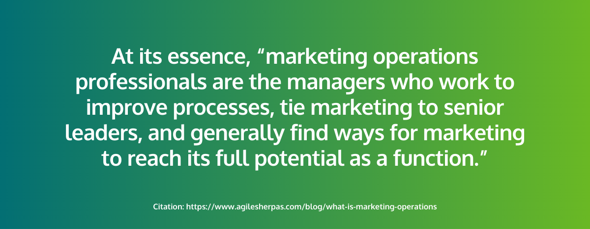 Why You Need Marketing Operations to Execute Effective Campaigns